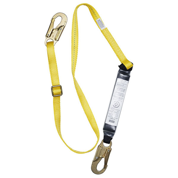 MSA Workman 2.0m Adjustable Webbing Single Leg Lanyard | Accurate ...